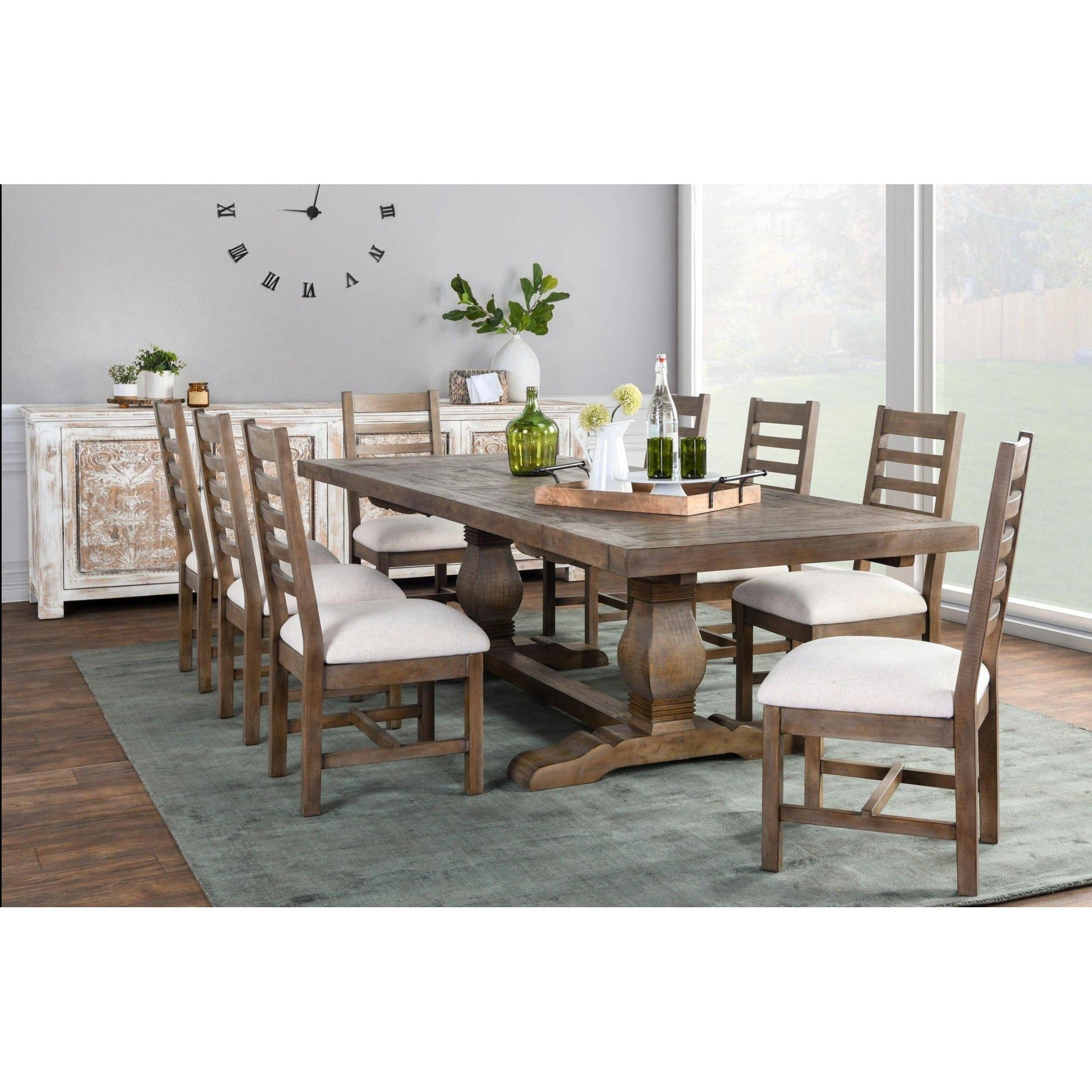 Caleb Reclaimed Dining Table 94" - peter andrews