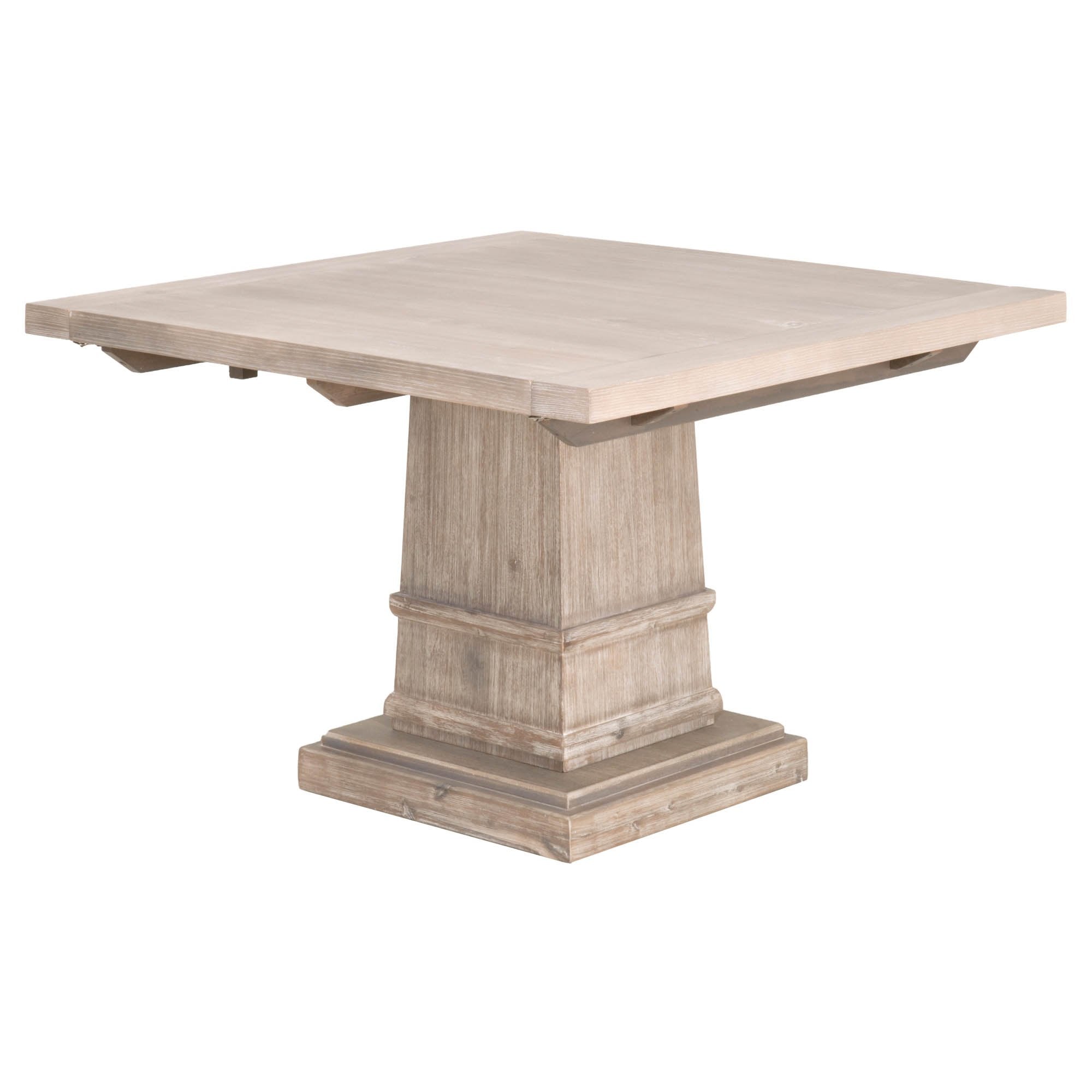 Square Pedestal Dining Table